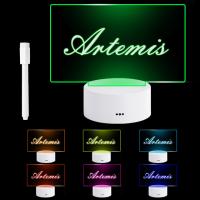 China Children Girlfriend Creative Gift USB Led Night Message Board Light With Pen for sale