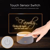 China Children Girlfriend Creative Gift USB Led Night Message Board Light With Pen for sale