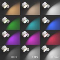 China RGB Reading Rechargeable Bedside Lamp , Wireless Magnetic Wall Light With Remote for sale