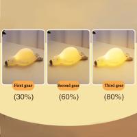 China Gift Led Children Sleeping Night Light Rechargeable Silicone Squishy Bear Desktop for sale