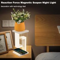 China Creative Gift LED Night Lights 10W Wireless Charging Table For Home Decoration for sale