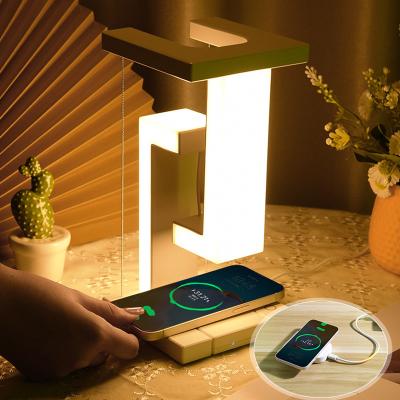 China Creative Gift LED Night Lights 10W Wireless Charging Table For Home Decoration for sale