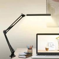 China Metal Office Desk Lamps Computer Desk Lighting Led Flexible Reading Lamp For Study for sale