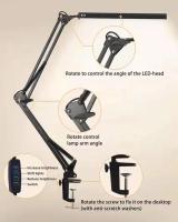 China Metal Office Desk Lamps Computer Desk Lighting Led Flexible Reading Lamp For Study for sale