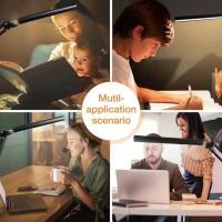 China Metal Office Desk Lamps Computer Desk Lighting Led Flexible Reading Lamp For Study for sale