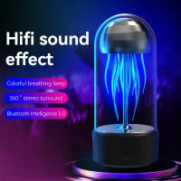 China Moving Mechanical Jellyfish Bluetooth Speaker Subwoofer Desktop Ornaments For Gift for sale