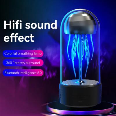China Moving Mechanical Jellyfish Bluetooth Speaker Subwoofer Desktop Ornaments For Gift for sale