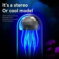 China Moving Mechanical Jellyfish Bluetooth Speaker Subwoofer Desktop Ornaments For Gift for sale
