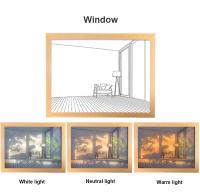 China Ins Style As Gift Bedside Night Lights Dimmable LED Desk Decorative Light Painting For House Home for sale