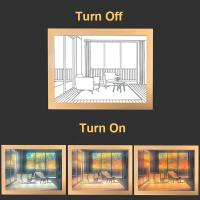 China Ins Style As Gift Bedside Night Lights Dimmable LED Desk Decorative Light Painting For House Home for sale