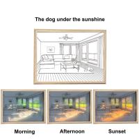 China Ins Style As Gift Bedside Night Lights Dimmable LED Desk Decorative Light Painting For House Home for sale