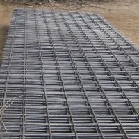 China Hot Dipped Galvanized Rebar Mesh 100x100mm Ribbed Steel for Concrete Slab Reinforcement for sale