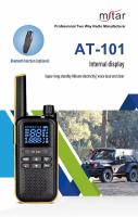 China MSTAR AT-101 Digital Two Way Radio with 5W Power, 5km Range, Bluetooth & Channel Encryption for sale