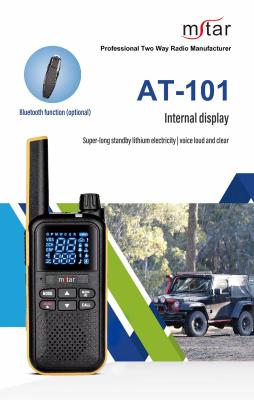 China MSTAR AT-101 Digital Two Way Radio with 5W Power, 5km Range, Bluetooth & Channel Encryption for sale