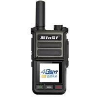 China Binqi BQ-Y66 4G POC Walkie Talkie 5000km Range Professional Handheld Black for sale