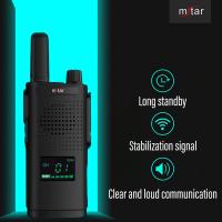 China MSTAR A7 10W UHF Two-Way Radio with 1-8km Range and 16 Channels for Industrial Communication for sale