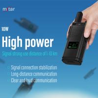 China MSTAR A7 10W UHF Two-Way Radio with 1-8km Range and 16 Channels for Industrial Communication for sale