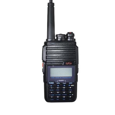 China MSTAR M-UV3 8W VHF UHF Two-Way Radio with 128 Channels and 1800mAh Battery for Long Range Security Communication for sale