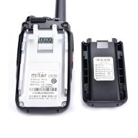 China MSTAR M-UV3 8W VHF UHF Two-Way Radio with 128 Channels and 1800mAh Battery for Long Range Security Communication for sale
