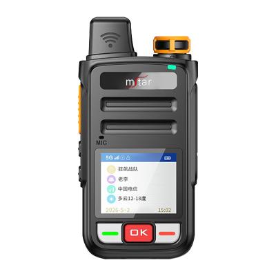 China MSTAR T808 5G POC Walkie Talkie 8800mAh Long Range GPS Weather Forecast Two Way Radio for sale