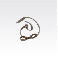 China BDN6665A 1-Wire Monitor Super Loud Headphones Light Brown with 3.5mm Threaded Connector for sale