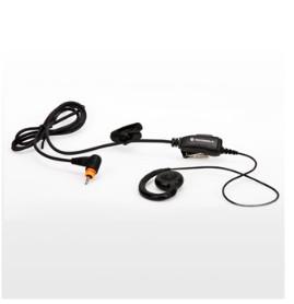 China PMLN5958 Professional Earhook Headset with Inline PTT - Black Communication Headset for Clear Audio Transmission for sale
