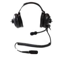 China Heavy Duty Binaural Headset with Noise Canceling Microphone 24dB Noise Reduction for Firefighting Construction for sale