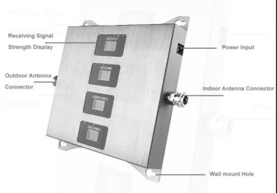 China Quad Band 4G Mobile Network Signal Booster 850/900/1800/2100MHz with 20dBm Output Power for sale