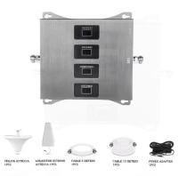 China Quad Band 4G Mobile Network Signal Booster 850/900/1800/2100MHz with 20dBm Output Power for sale