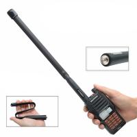 China SMA-Female Foldable Antenna 3dBi Gain for VHF/UHF 144/430MHz Baofeng Walkie Talkies - 33cm to 124cm Length Options for sale