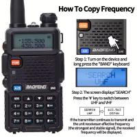China Baofeng UV-5RX Tri-band 5W Handheld Ham Radio 128 Channel Long Range Walkie Talkie Black for sale