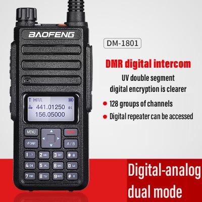 China Baofeng DM-1801 DMR Digital Two-Way Radio 5W VHF/UHF Dual Band with 2000mAh Battery and 3000 Channels for sale