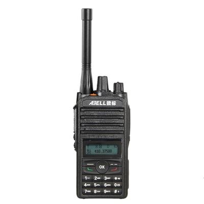 China Abell A518T Digital Analog Dual Slot Two Way Radio 4W VHF UHF 256 Channel Walkie Talkie for sale