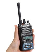 China Abell A518T Digital Analog Dual Slot Two Way Radio 4W VHF UHF 256 Channel Walkie Talkie for sale