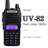 China Baofeng UV-82 Dual-Band Two-Way Radio 5W Power 128 Channels with Wireless Earbud for Business Communication for sale
