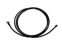 China LMR240 0.5M RF Jumper Cable with N Male Connectors - 50Ω Impedance, DC-6GHz Frequency Range for sale