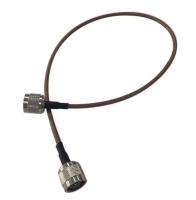 China Mstar 0.61M Jumper Cable with N-Male Connectors DC-3GHz Frequency Range 50Ω Impedance for sale
