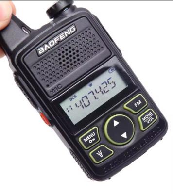 China Baofeng BF-T1 2W Mini Handheld Walkie Talkie with 1500mAh Battery and 5km Range for Commercial Use for sale