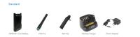 China PH600 Digital Walkie Talkie 4W/5W UHF VHF Two-Way Radio with 2600mAh Battery IP68 Dustproof for sale