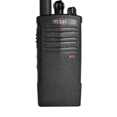 China A10 Commercial Walkie Talkie 5-8km Long Range UHF 16 Channel VOX Handheld Radio for sale
