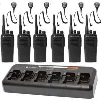 China Motorola DEP450 Digital Walkie Talkie 16 Channel VHF UHF IPX6 Long Range 500m Black for sale