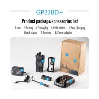 China GP338D+ Handheld Digital Analog Dual Mode Walkie Talkie 5W UHF 403-527MHz Emergency Call for sale