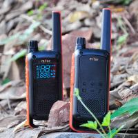 China MSTAR T82 Easy Pairing Walkie Talkie Dual Power USB Charging IPX6 Water Resistant 20 Channel 409MHz for sale