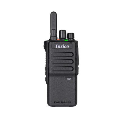 China INRICO T521 POC Long Distance Two Way Radio IP66 Waterproof Dustproof 4800mAh Battery 3W Speaker for sale