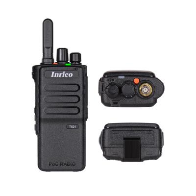 China INRICO T521 POC Long Distance Two Way Radio 3W Speaker 2.8 Touch Display 4800mAh Battery Android Walkie-Talkie for sale