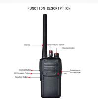 China Motorola VZ-D281 Two Way Radio 5W UHF 400-470MHz Handheld Walkie Talkie Black for sale
