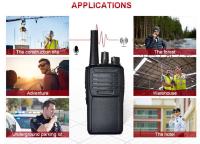 China Motorola VZ-D281 Two Way Radio 5W UHF 400-470MHz Handheld Walkie Talkie Black for sale