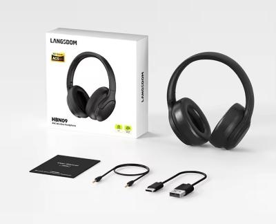 China Langsdom HBN09 ANC Bluetooth Headphones 5.4 Over Ear Wireless Noise Cancelling 400mAh for sale
