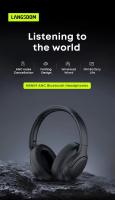 China Langsdom HBN09 ANC Bluetooth Headphones 5.4 Over Ear Wireless Noise Cancelling 400mAh for sale