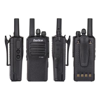 China Inrico T199 POC Long Distance Two Way Radio 4000mAh IP54 Android 4.4.2 GPS for sale